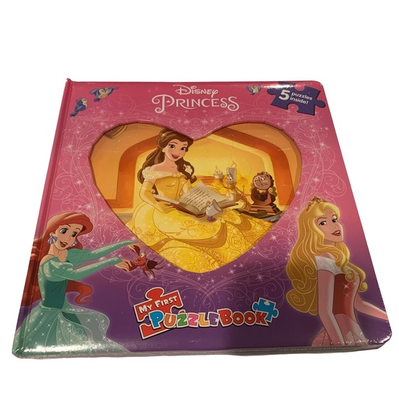 Disney | Toys | Disney Princess Puzzlebook 5 Puzzles Inside Book | Poshmark